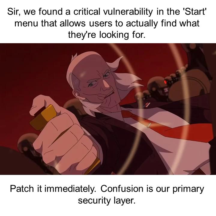 Leaked footage from the Microsoft UI design meeting | /r/memes | Know ...