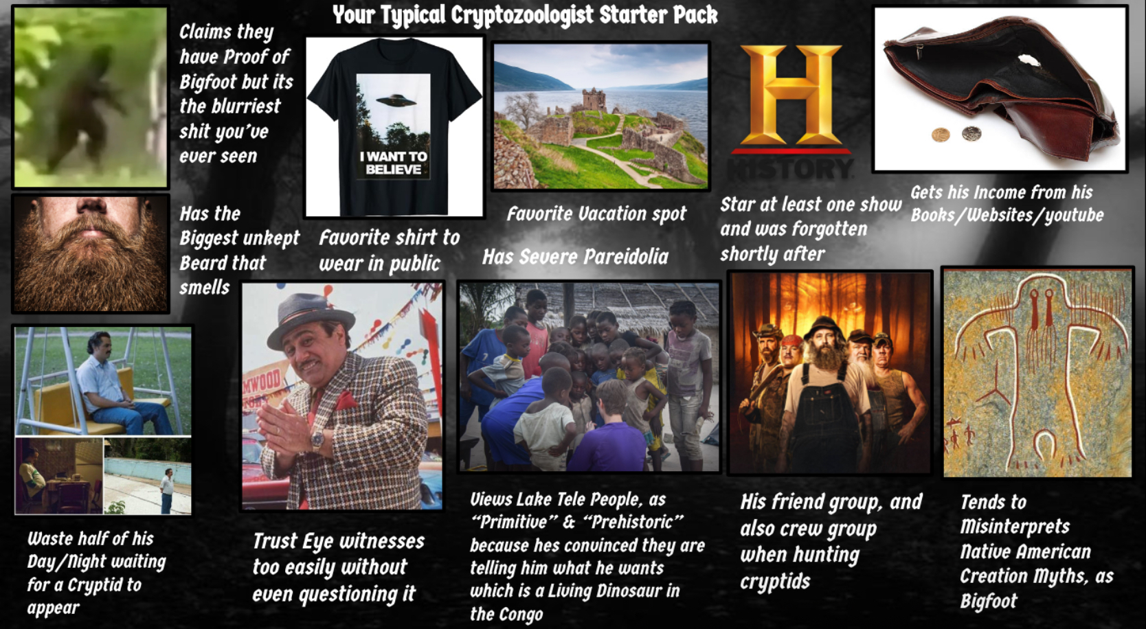 Your typical cryptozoologist | Cryptid | Know Your Meme