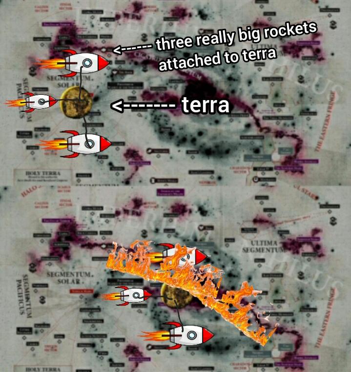 Why doesn't the Mechanicus just turn Terra into the biggest kamikaze ...