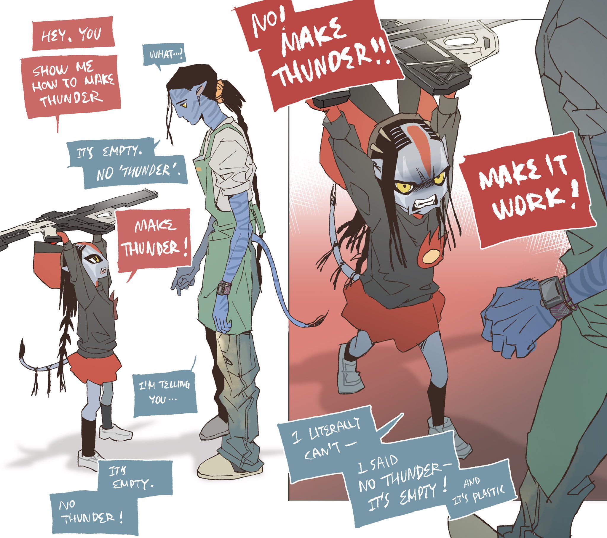 Make thunder! | Avatar (Film) | Know Your Meme