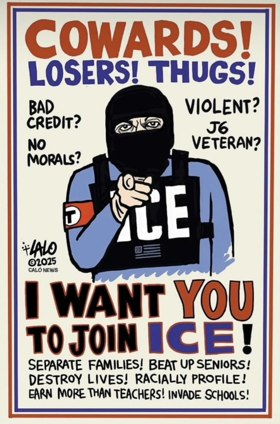 An honest join ice poster | 2026 Minneapolis, Minnesota, ICE Shooting ...
