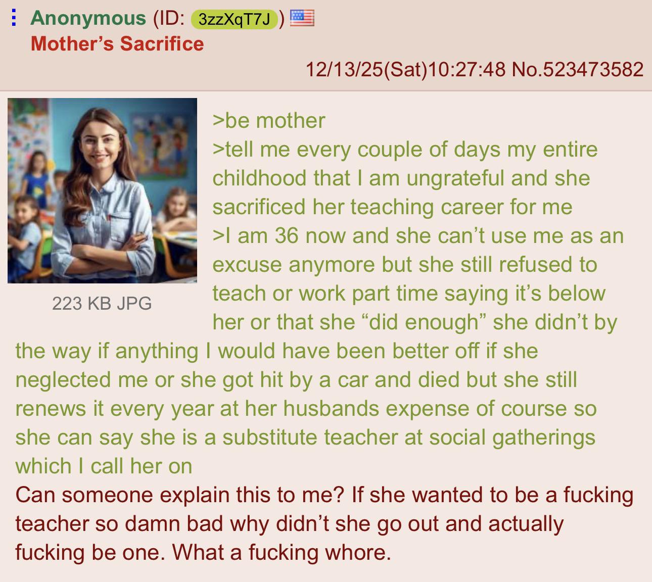 Anon Has a Strong Independent Mother | /r/Greentext | Know Your Meme