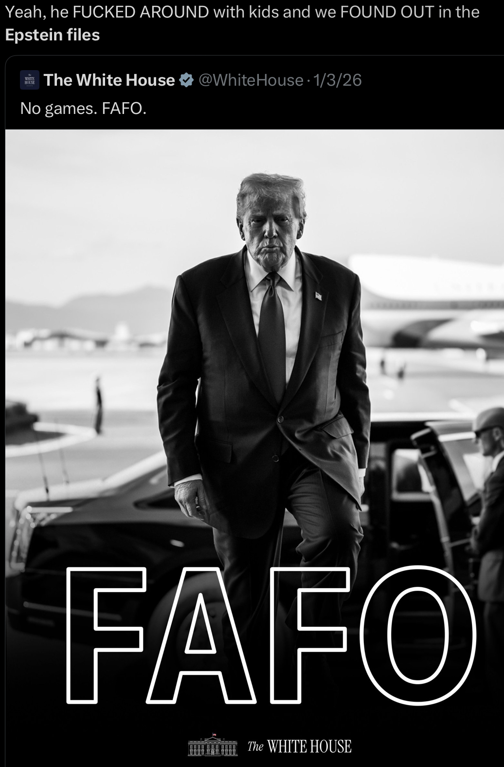 FAFO | Epstein Files | Know Your Meme