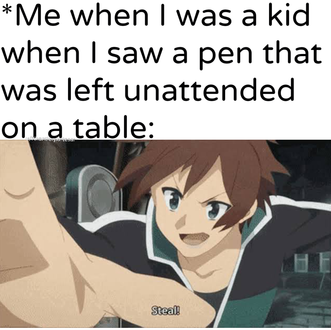 the collection of colorful pens | /r/memes | Know Your Meme