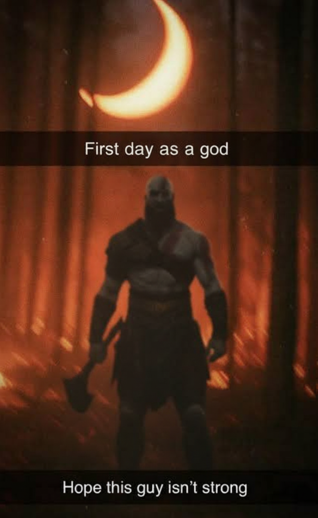 First day as a god | /r/memes | Know Your Meme