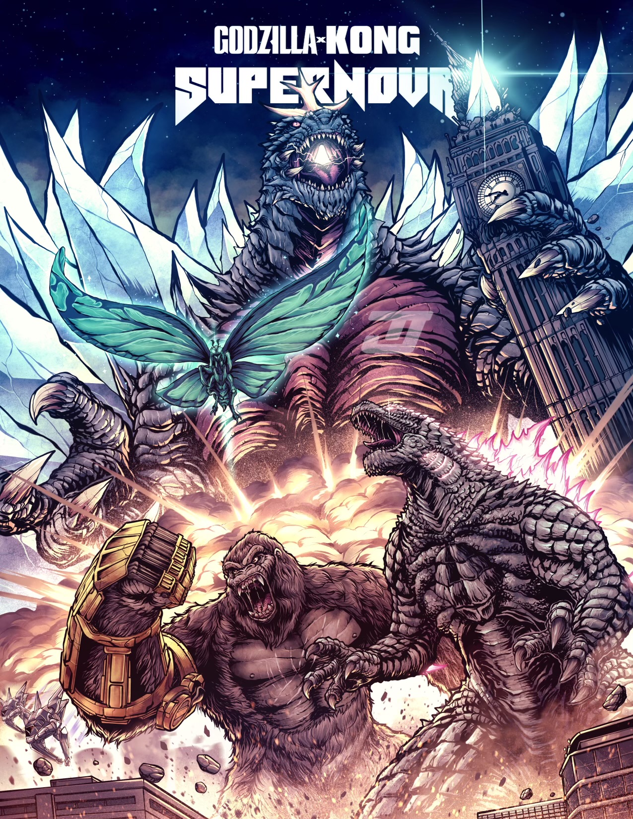 Godzilla X Kong supernova fan poster | Know Your Meme