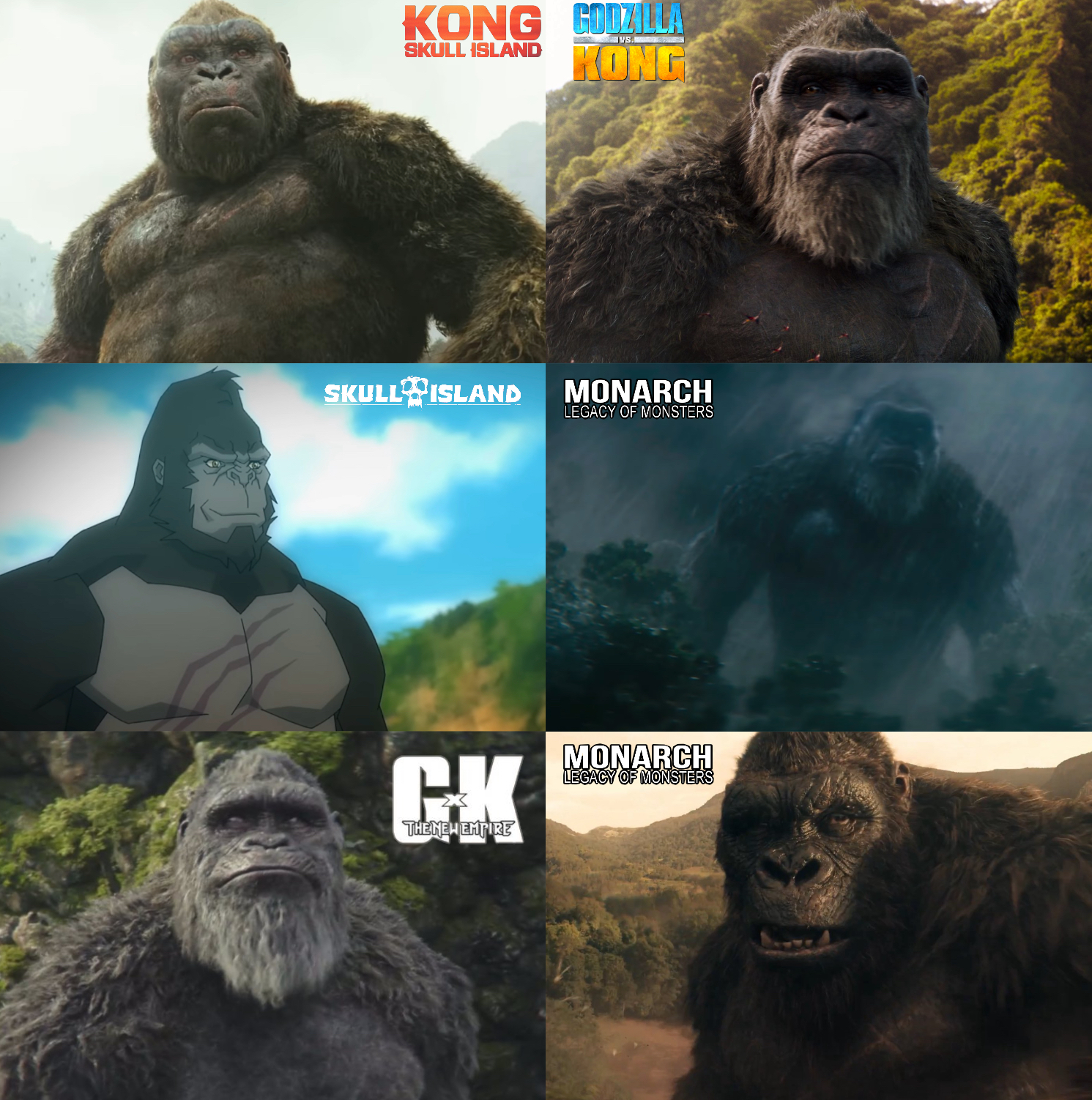 Monsterverse Kong evolution | Godzilla vs. Kong | Know Your Meme