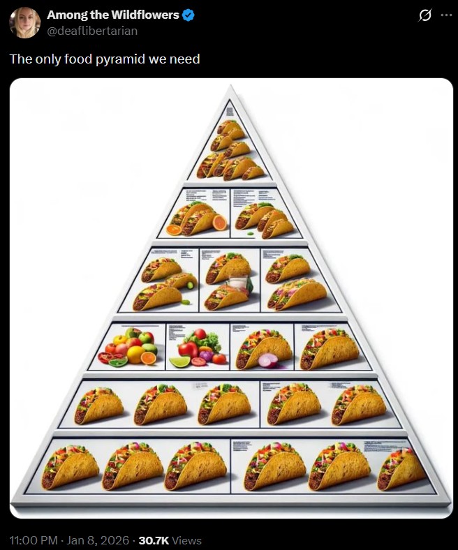 Taco Bell Food Pyramid | RFK Jr.'s Inverted Food Pyramid | Know Your Meme