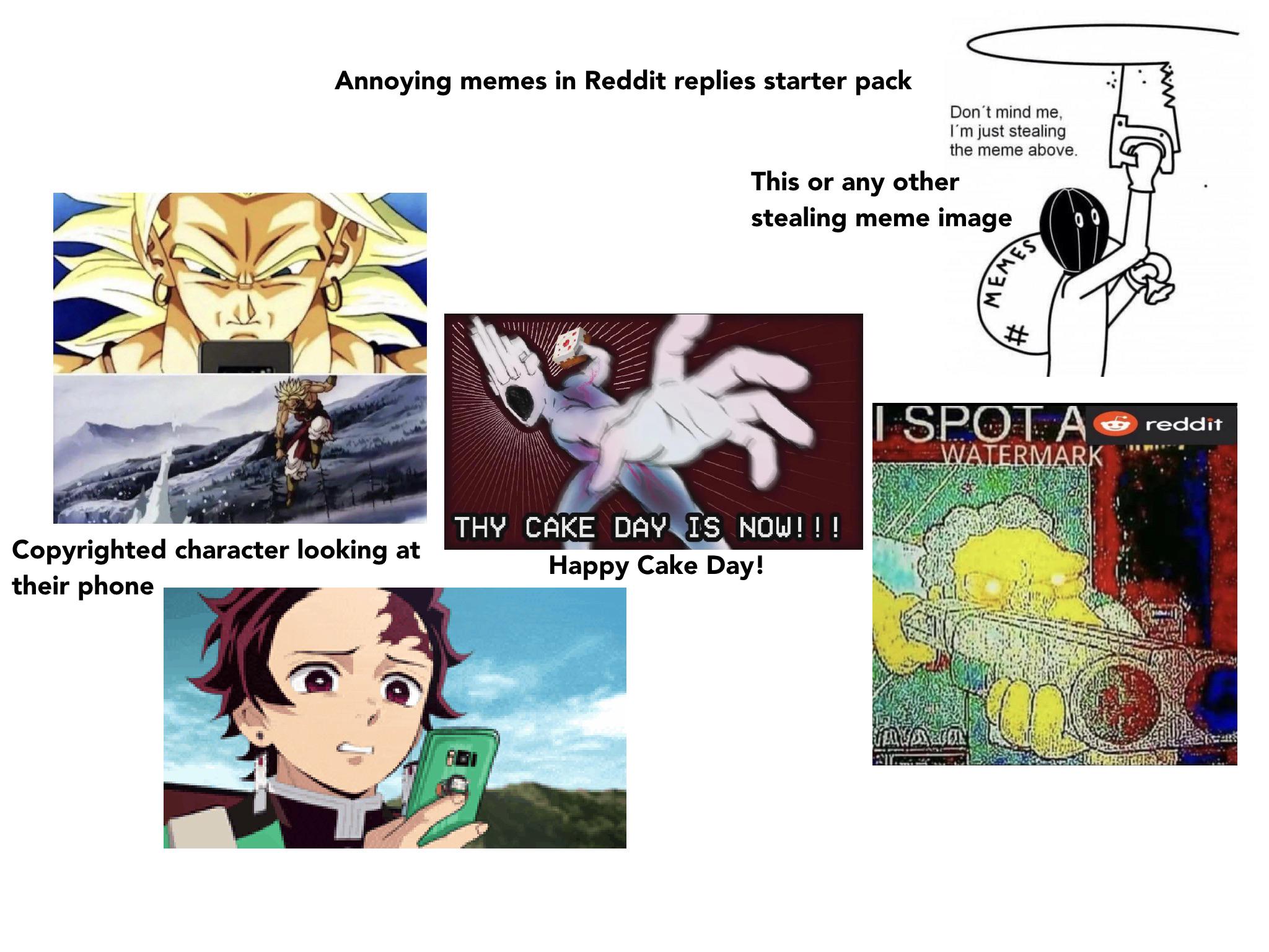 Annoying memes in Reddit replies starter pack | /r/starterpacks | Know ...