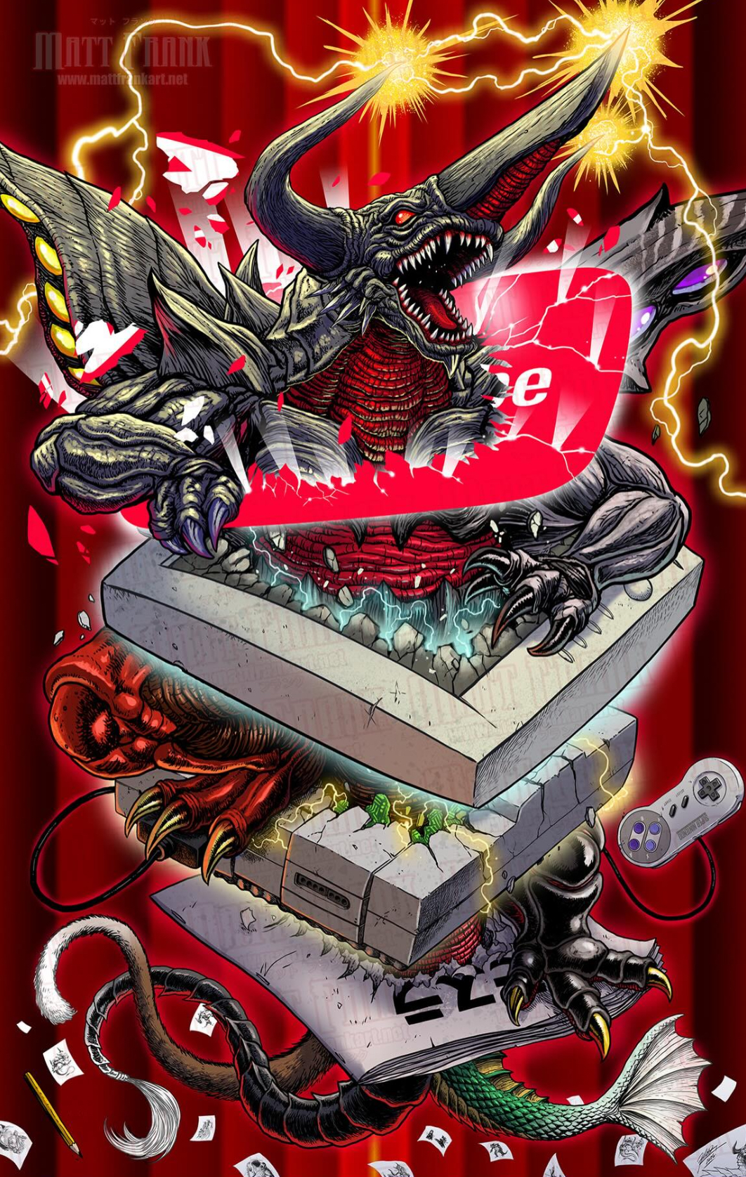 Bagan by Matt frank | Godzilla | Know Your Meme