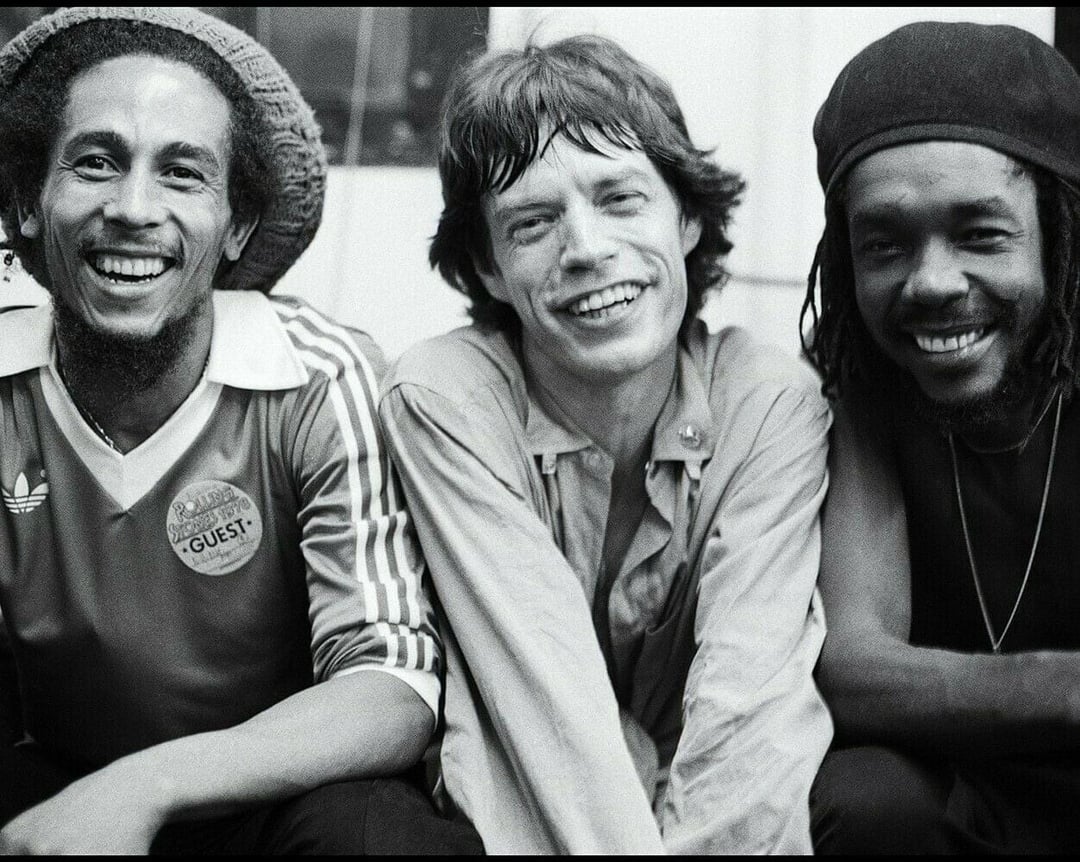 Bob Marley, Jagger, and Tosh, 1978 | Know Your Meme
