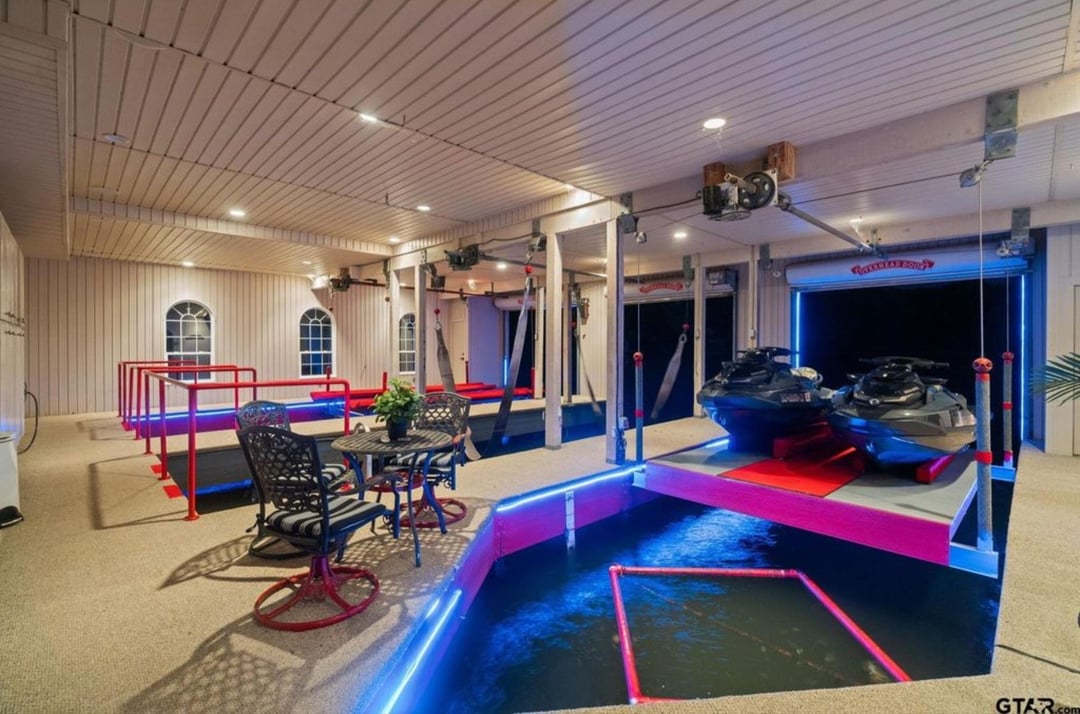 With an indoor boat launch | Know Your Meme