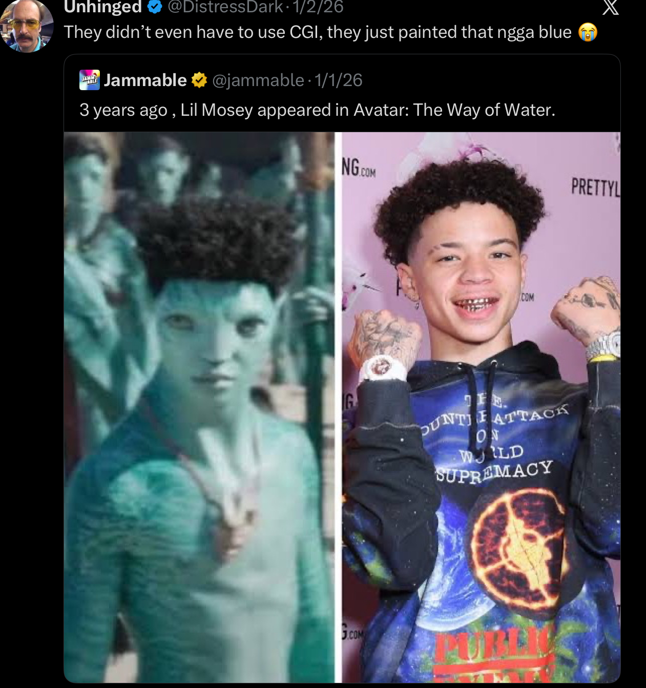 They just painted him blue | Avatar (Film) | Know Your Meme