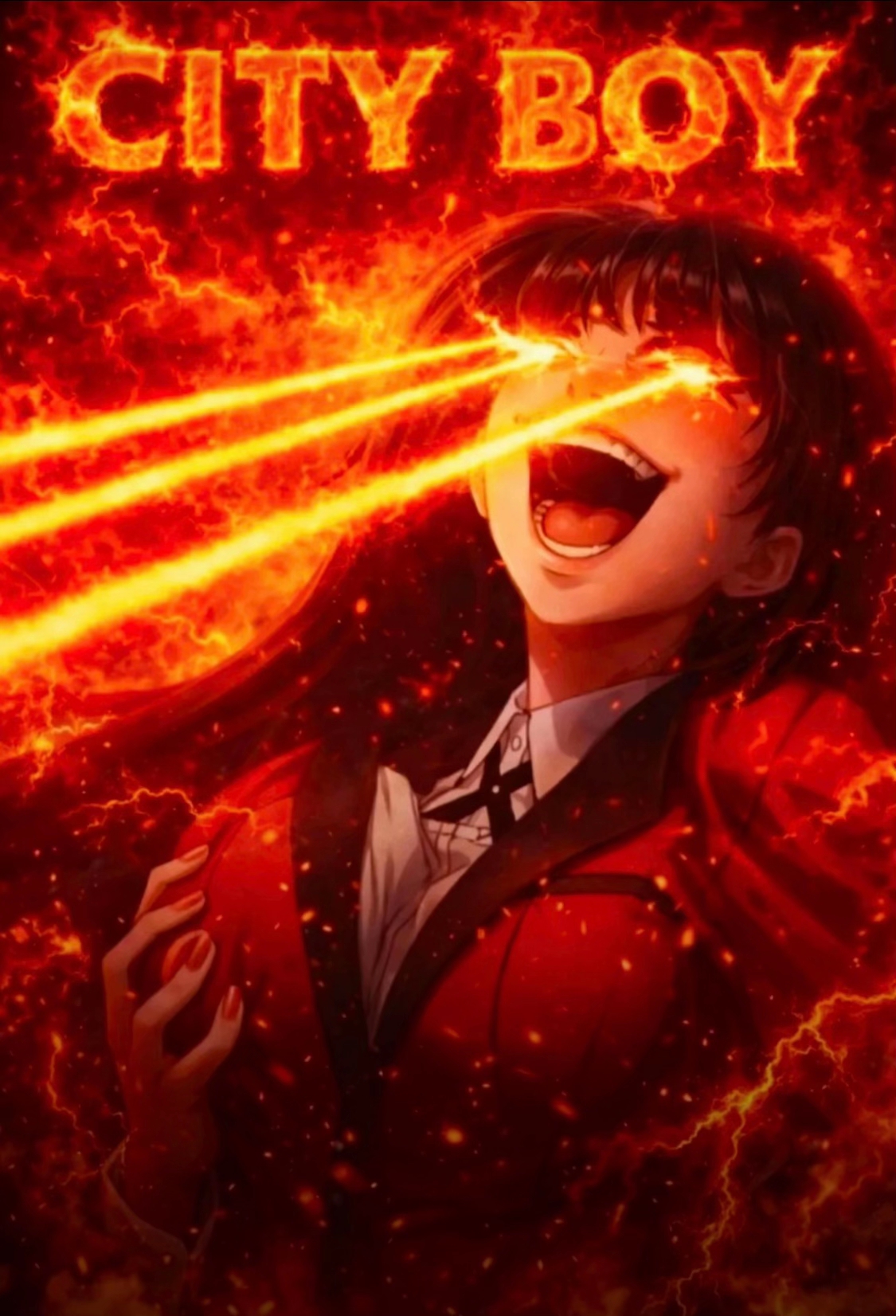 Yumeko City Boy! Meme Fire | Yumeko Grabbing Her Own Boob | Know Your Meme