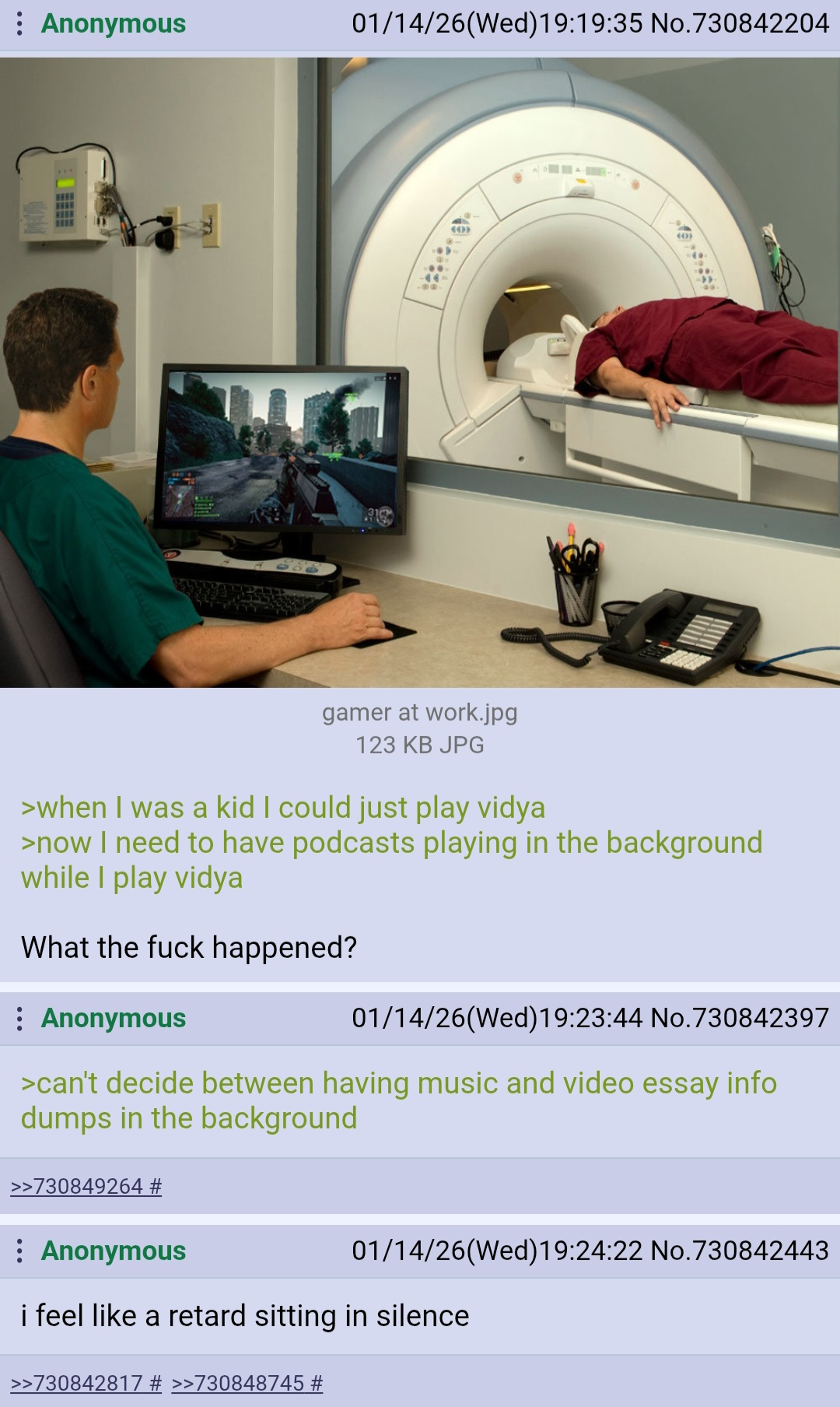 Anons discuss background noise | /r/Greentext | Know Your Meme