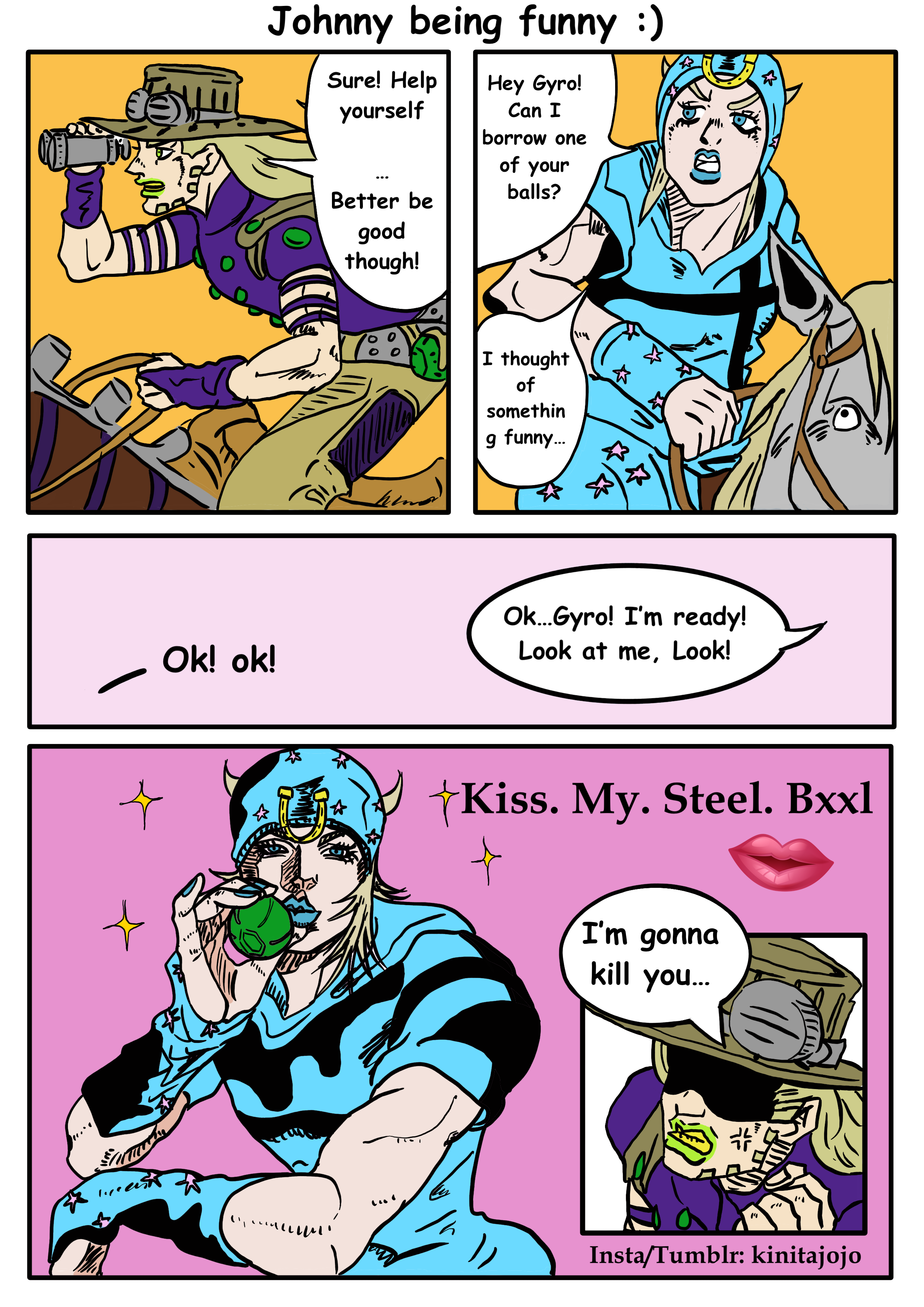 Johnny being funny | /r/ShitPostCrusaders/ | Know Your Meme