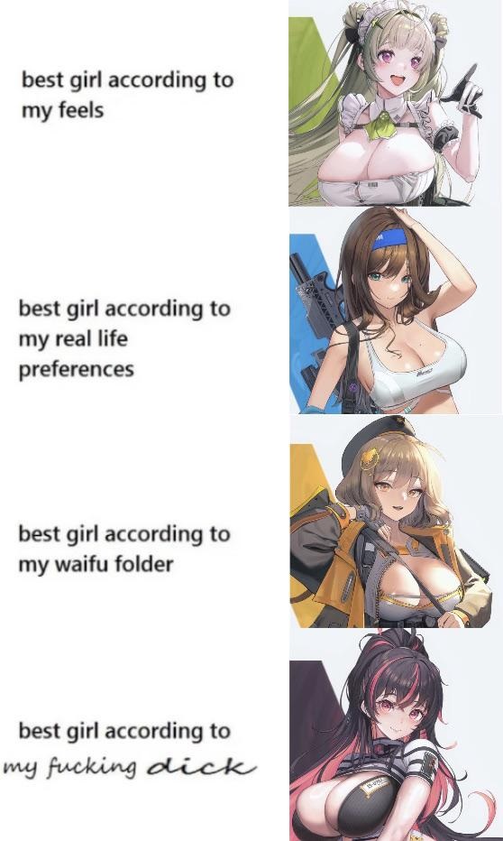 Opinion on who I think is “best girl” | r/NIKKEmobile | Know Your Meme