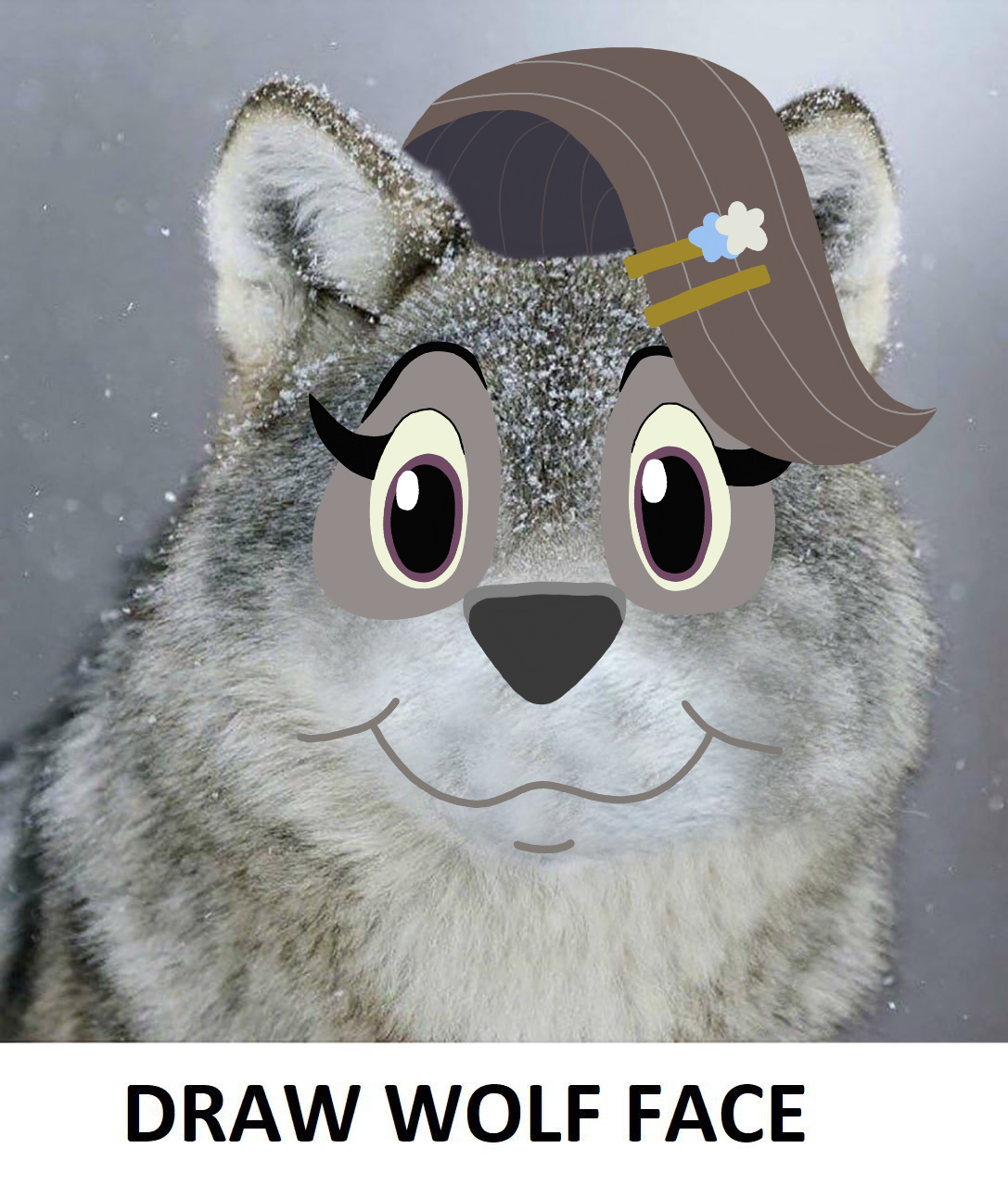 Draw (Violet) Wolf Face | Draw Wolf Face | Know Your Meme