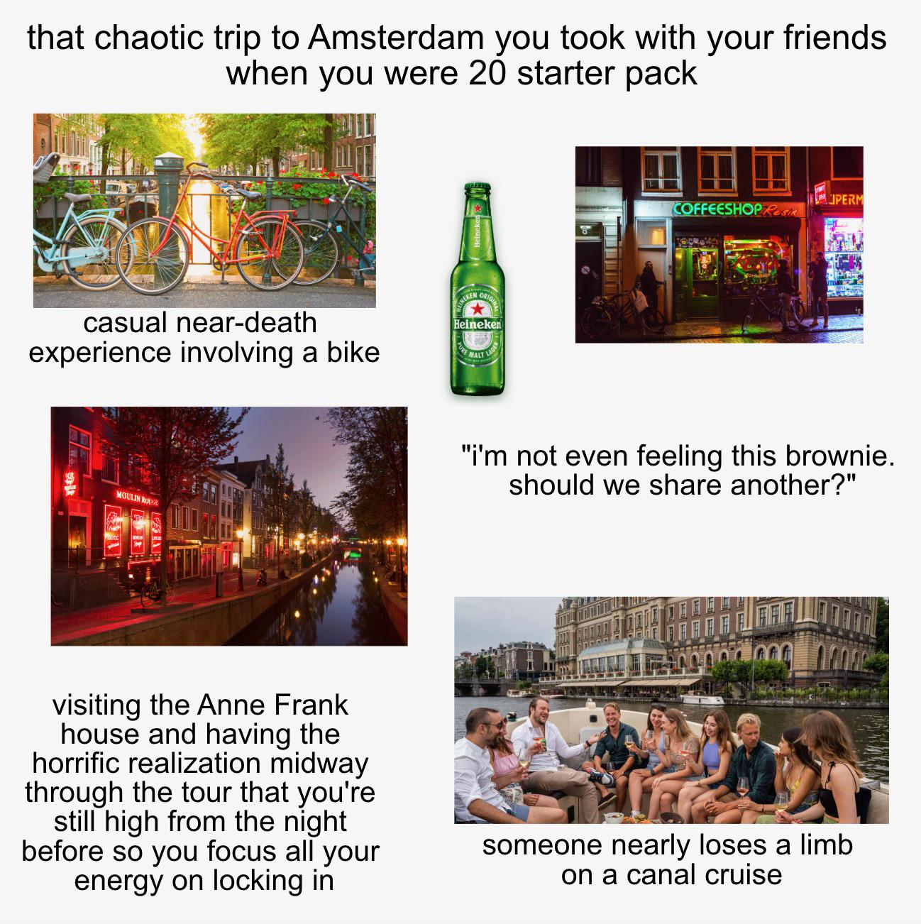 that chaotic trip to Amsterdam you took with your friends when you were ...