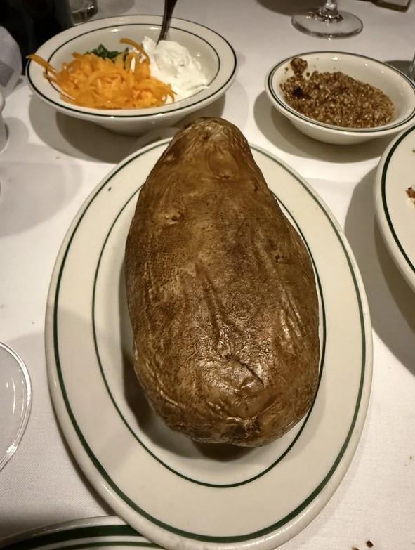 This baked potato | Absolute Unit | Know Your Meme