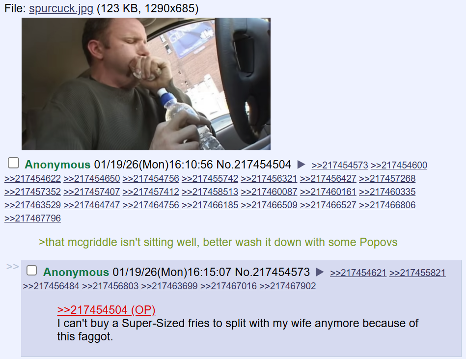 Alcoholic grifter ruins fast food for everyone | /r/Greentext | Know ...