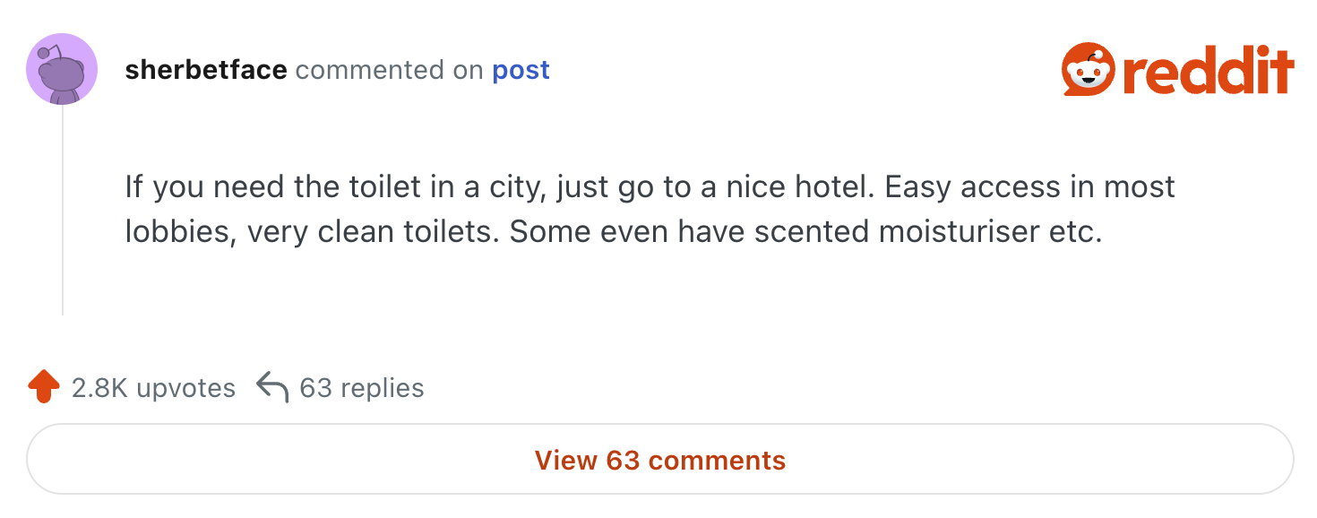 Hotel bathrooms are nicer | Know Your Meme