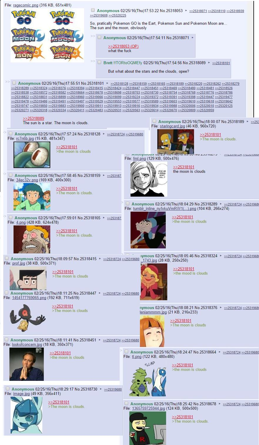 The Moon is Clouds | /r/Greentext | Know Your Meme