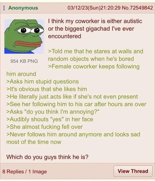 Man knows his worth | /r/Greentext | Know Your Meme