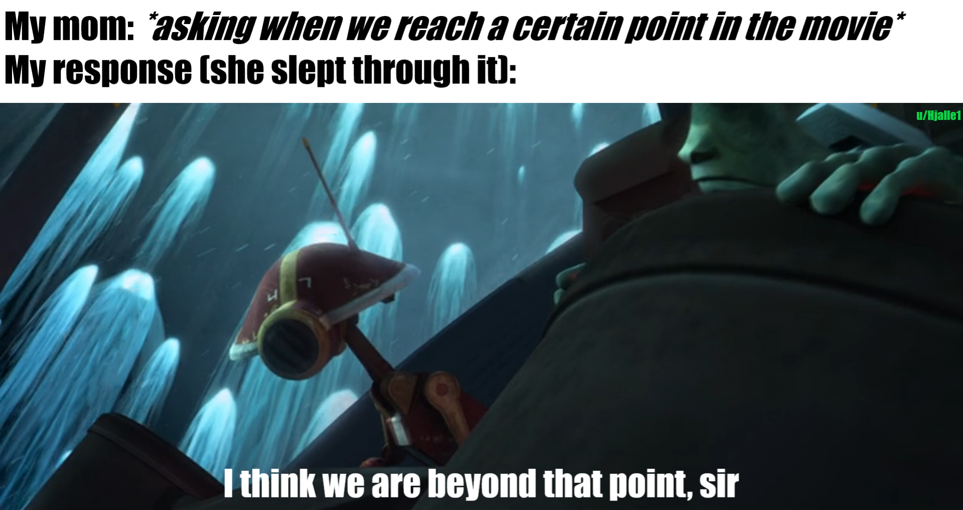 Making a meme out of a line of dialogue from every Clone Wars episode ...