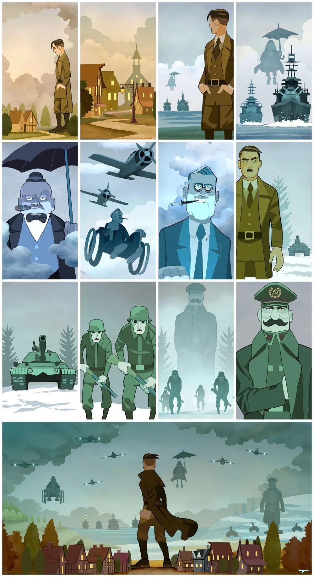 Tatsuya portrays Hitler as defending himself | Know Your Meme