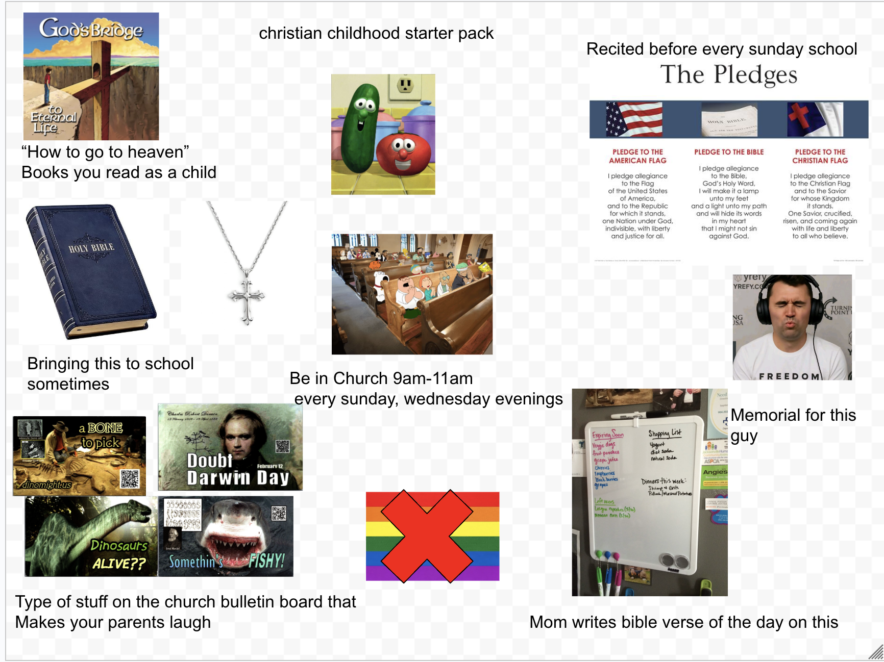 christian childhood starterpack | /r/starterpacks | Know Your Meme