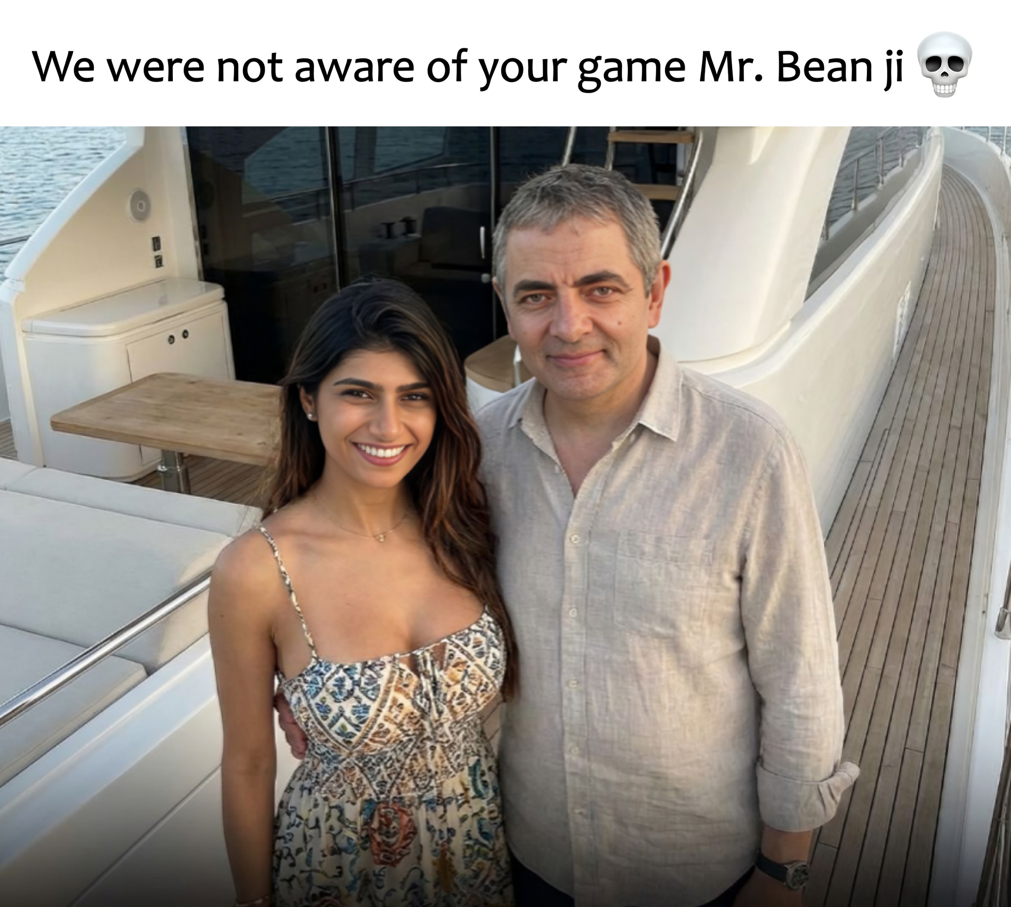 we were not aware of your game Mr. Bean | Mr. Bean Dating Mia Khalifa ...