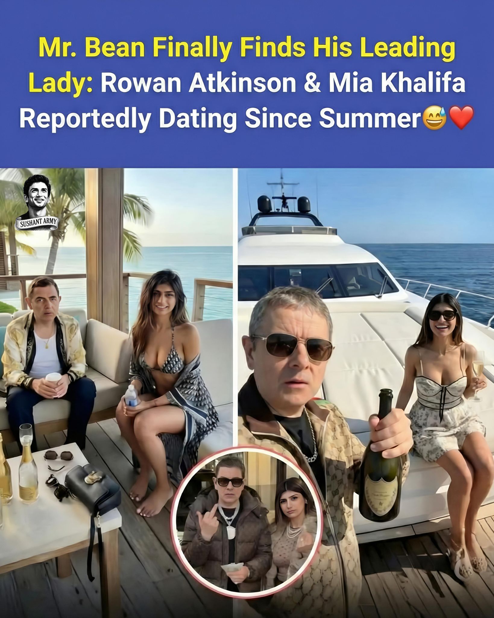 Mr. Bean Finally Finds His Leading Lady: Rowan Atkinson & Mia Khalifa ...