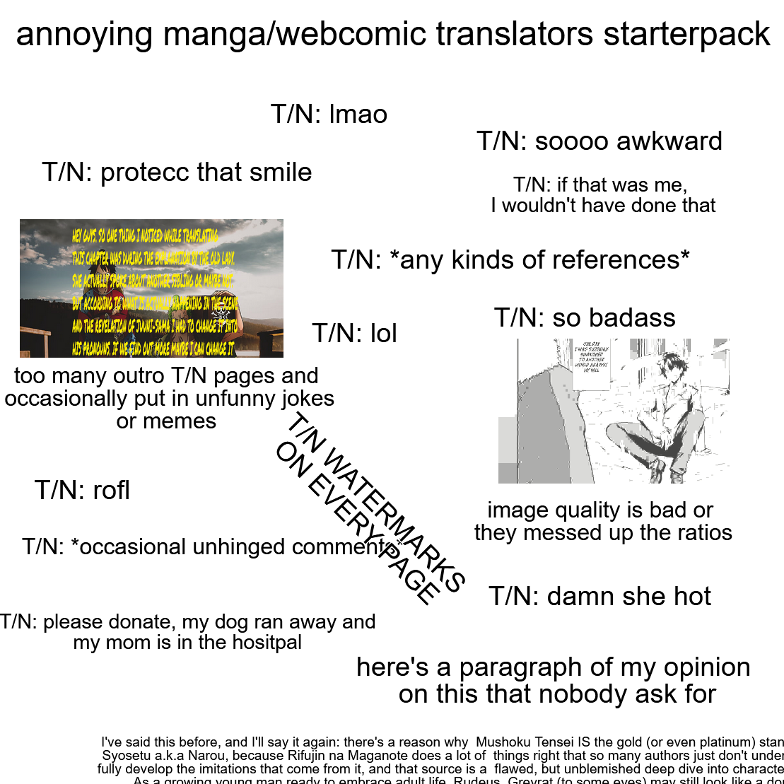 annoying manga/webcomic translators starterpack | /r/starterpacks ...