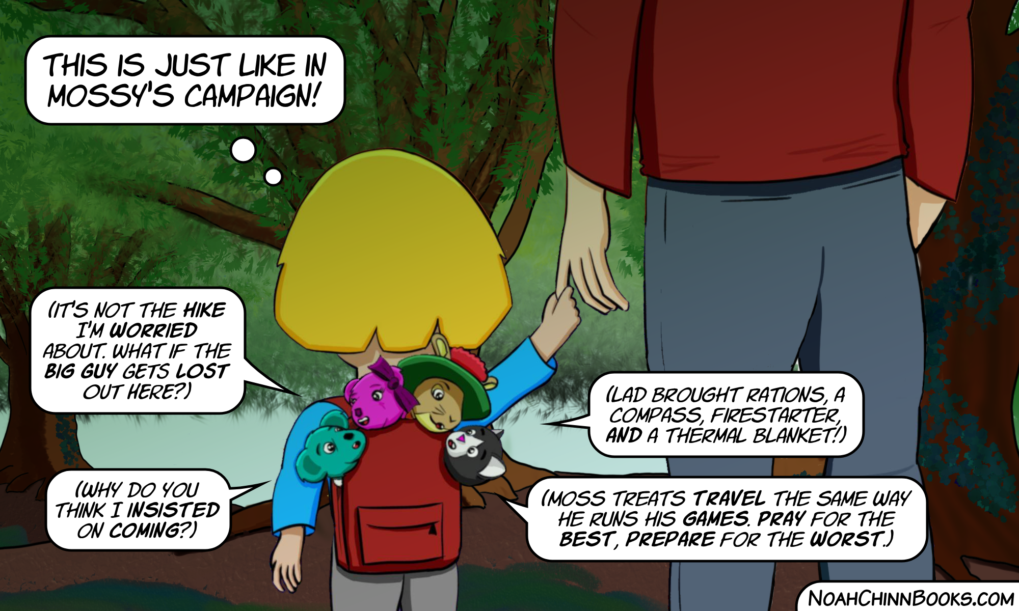 For the dad... just a walk in the woods... for the gamers... | /r ...