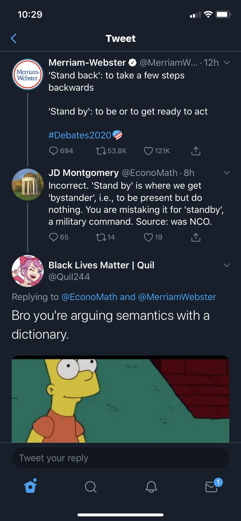 Arguing with the dictionary is wild | Know Your Meme