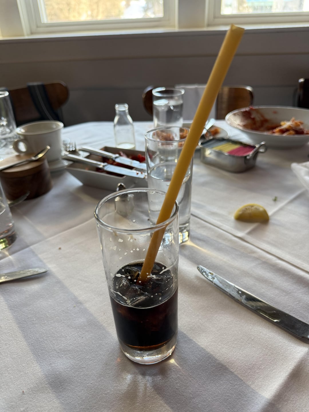 Italian restaurant uses pasta straws | Know Your Meme