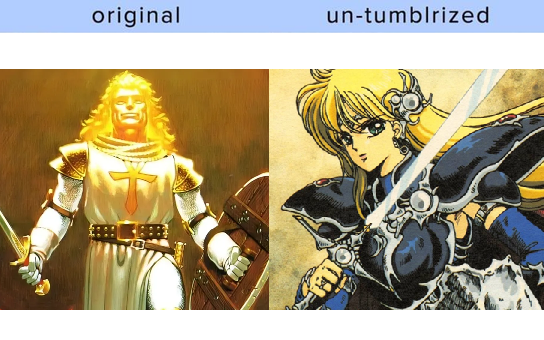 Anybody else remember Ultima? | Original vs. Un-Tumblrized | Know Your Meme