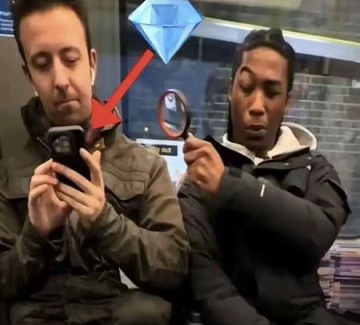 Gem Alert Magnifying Glass / Looking At People's Phones Prank Edits ...