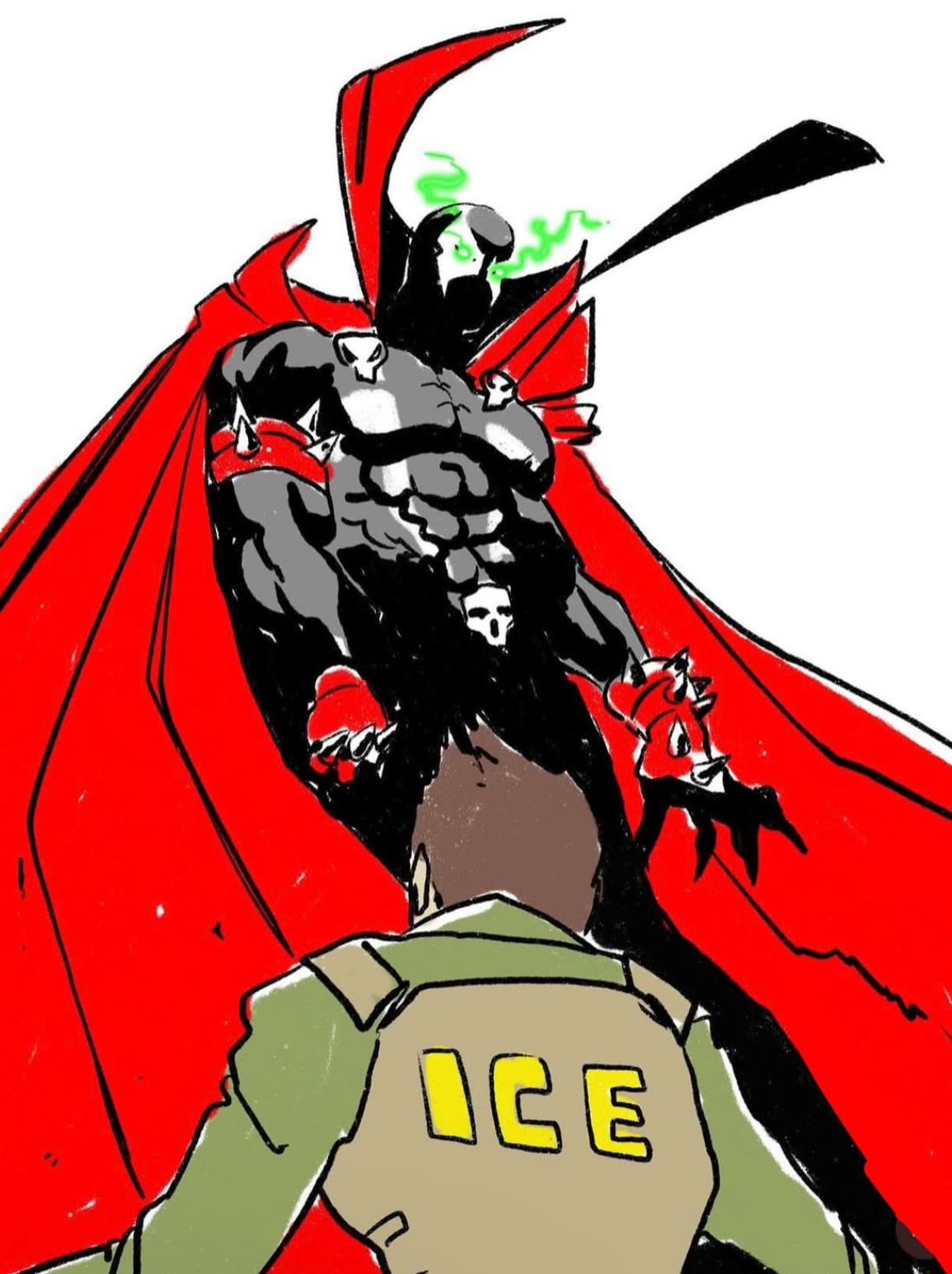 Spawn vs ICE | 2026 ICE Protests | Know Your Meme