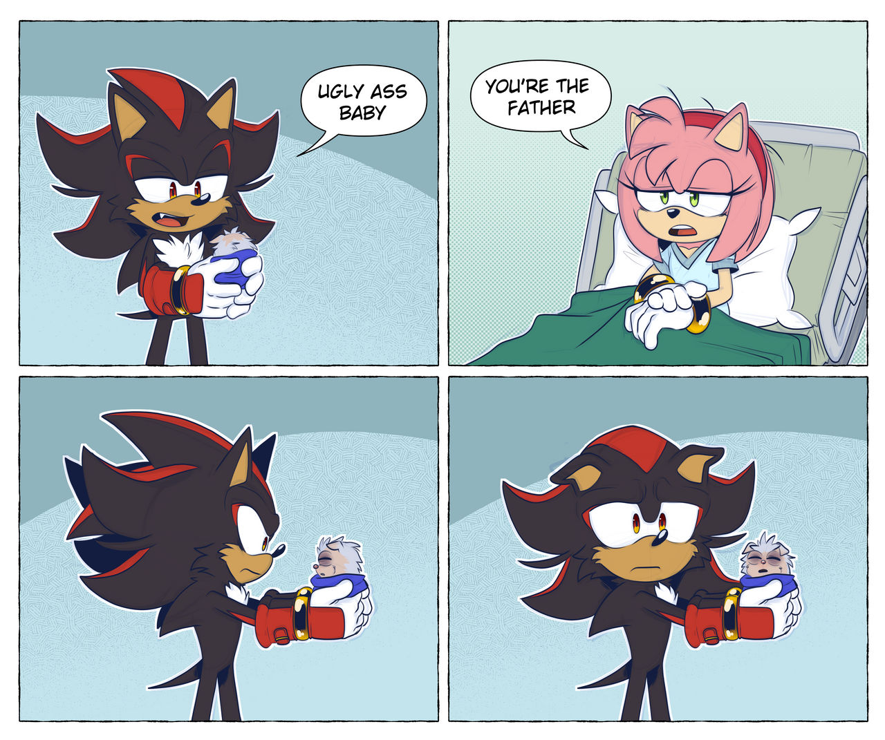 Shadow x Amy Ugly Baby | Ugly Ass Baby / You're the Father | Know Your Meme