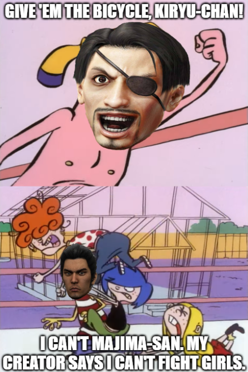 Kiryu In A Fighting Game | Yakuza / Like a Dragon | Know Your Meme