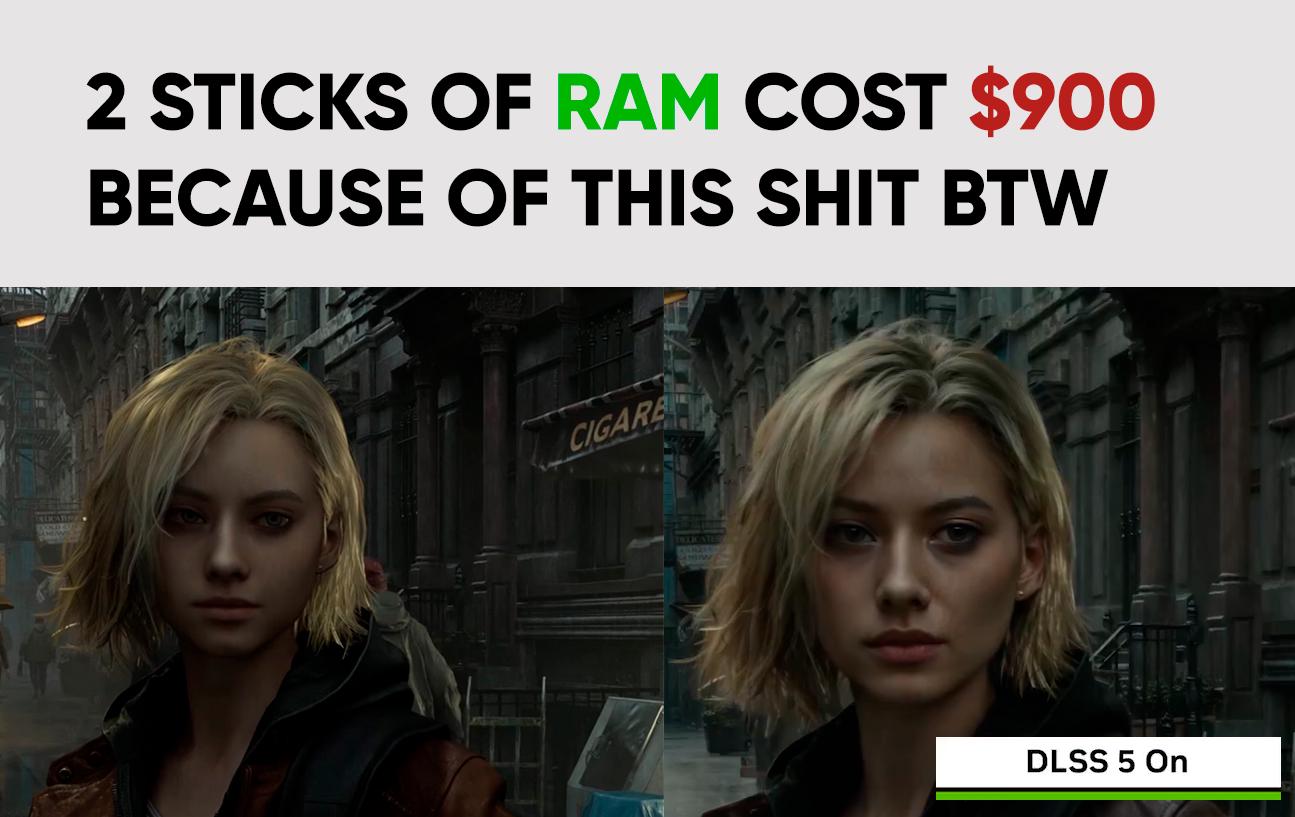 I hate Nvidia | /r/memes | DLSS 5 Off / DLSS 5 On | Know Your Meme