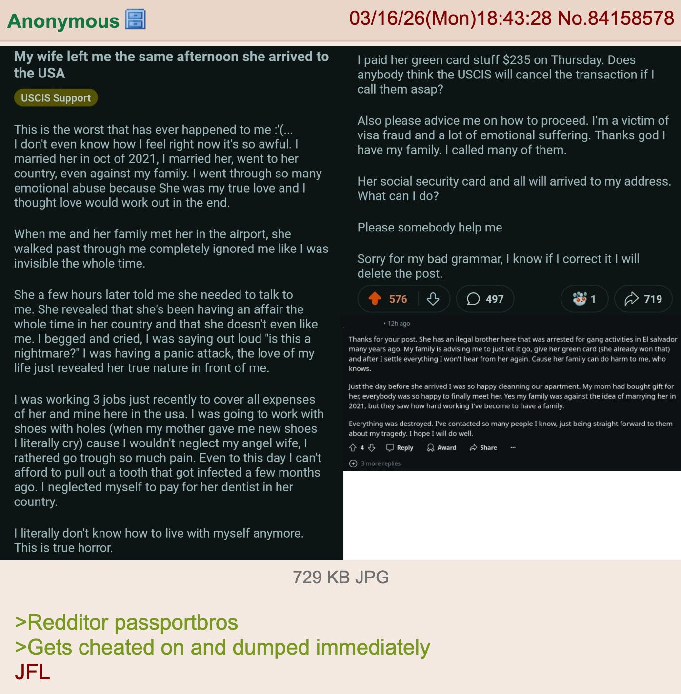 Anon on a passport bro. | /r/Greentext | Know Your Meme