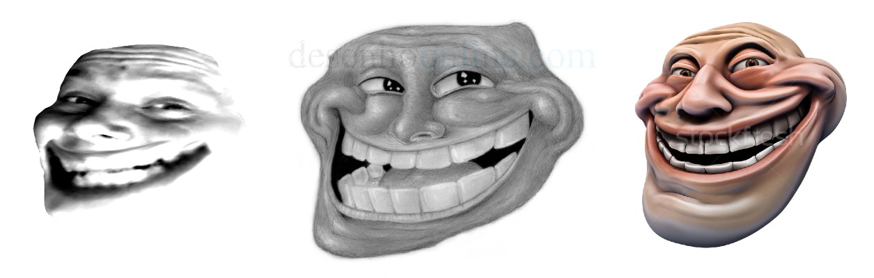 Realistic Troll Faces From The 2010s Realistic Troll Face Hey You