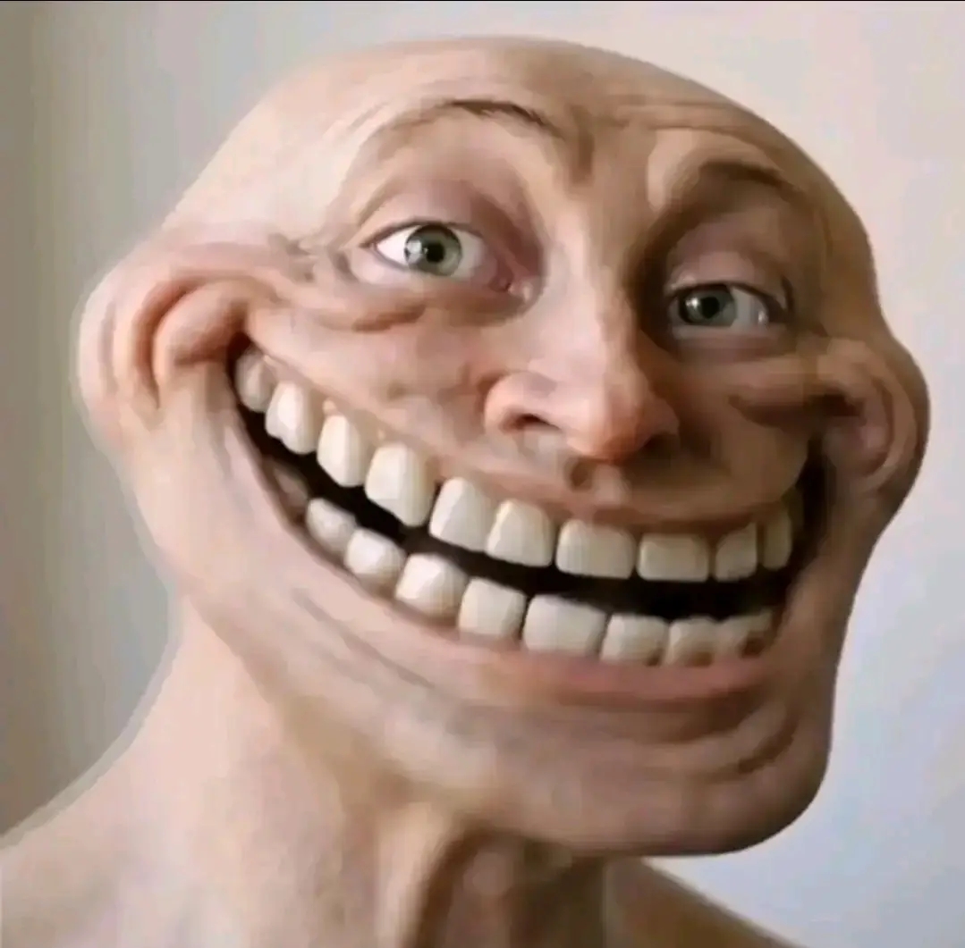Realistic Troll Face Meme Reaction Image Realistic Troll Face Hey