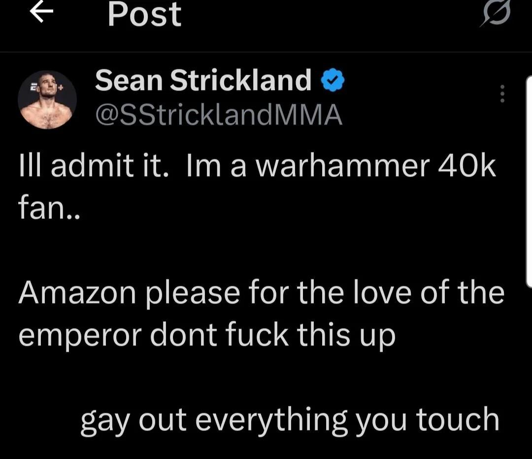 Fixing a recent Sean Strickland post | /r/grimdank | Know Your Meme